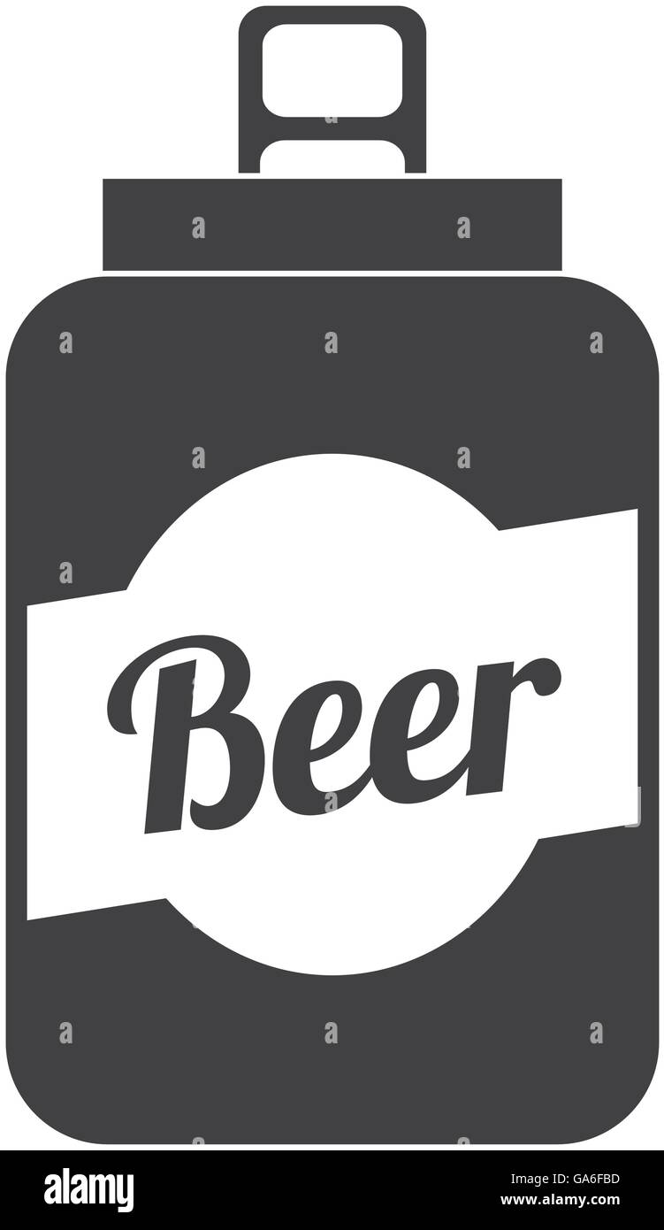 Top view beer can Stock Vector Images - Alamy