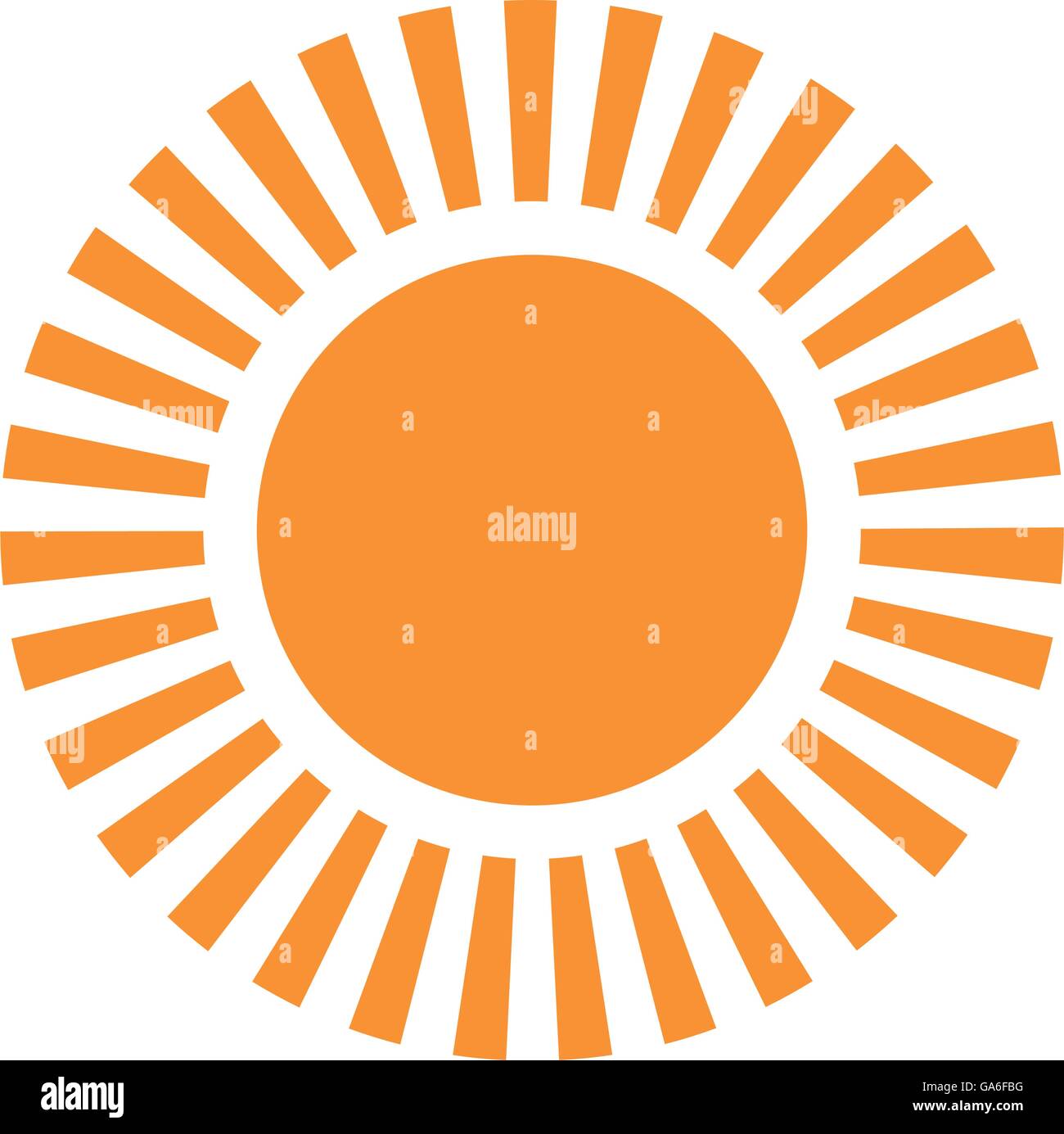 yellow abstract sun, vector graphic Stock Vector Image & Art - Alamy