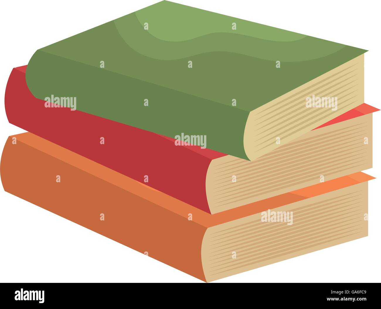 colorful books set, vector graphic Stock Vector Image & Art - Alamy