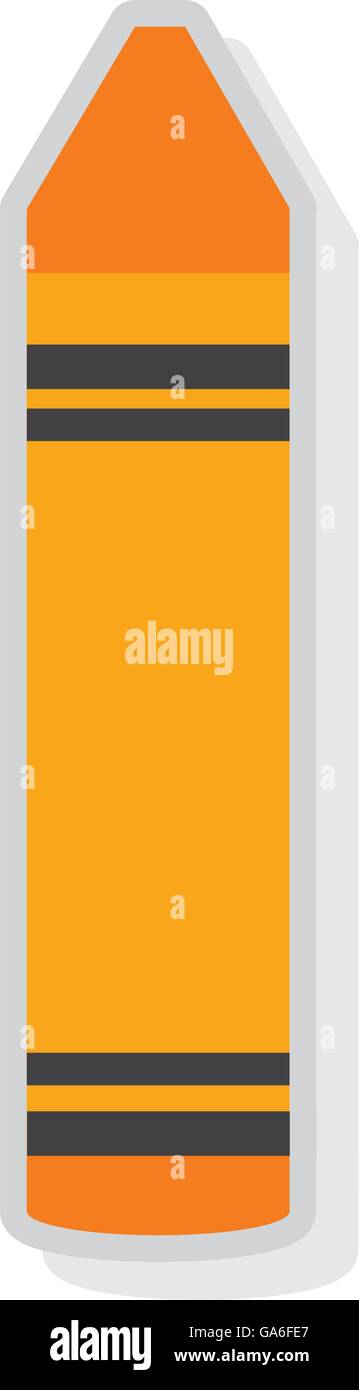 colorful school crayon, vector graphic Stock Vector Image & Art - Alamy