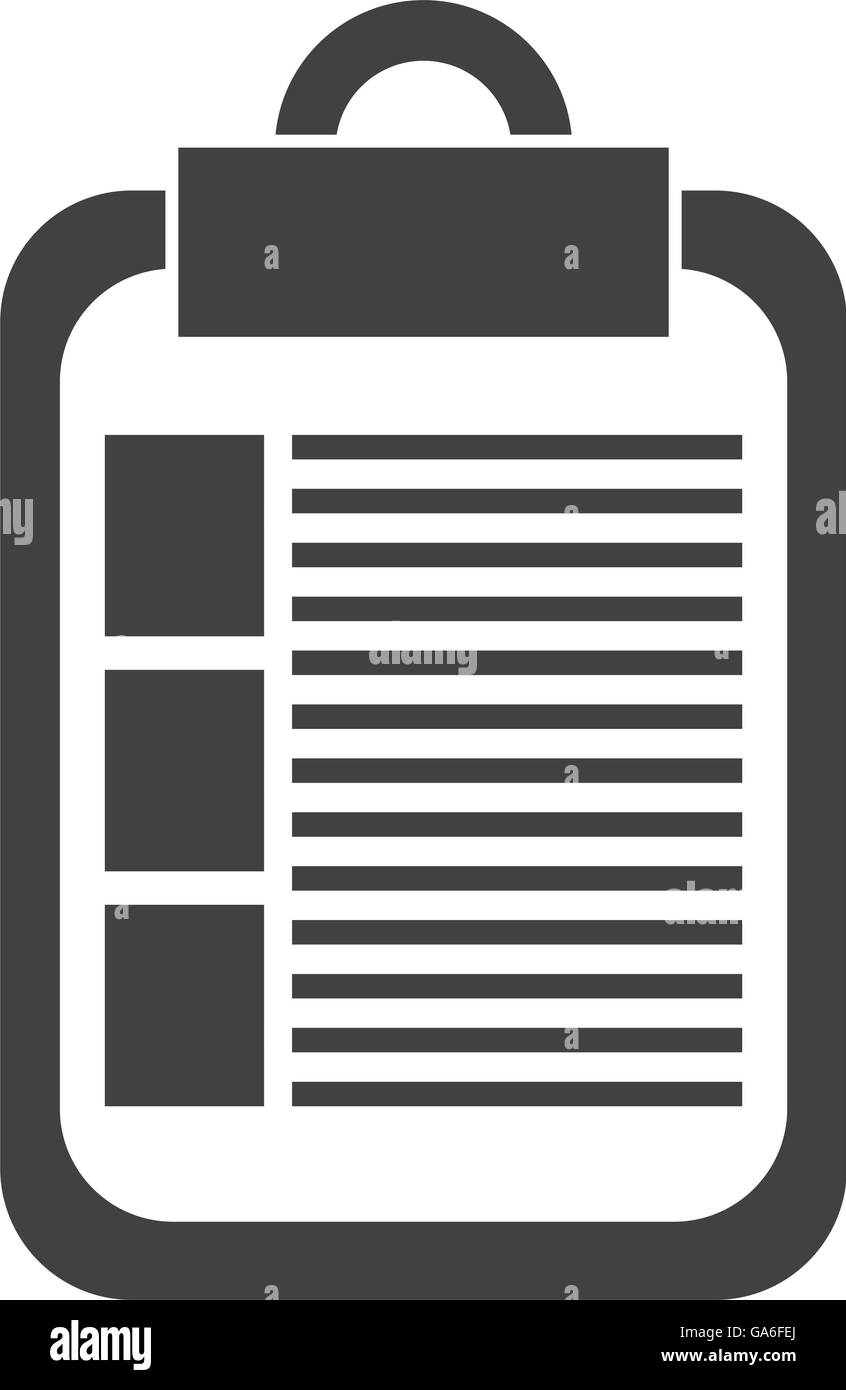 black and white check list, vector graphic Stock Vector Image & Art - Alamy