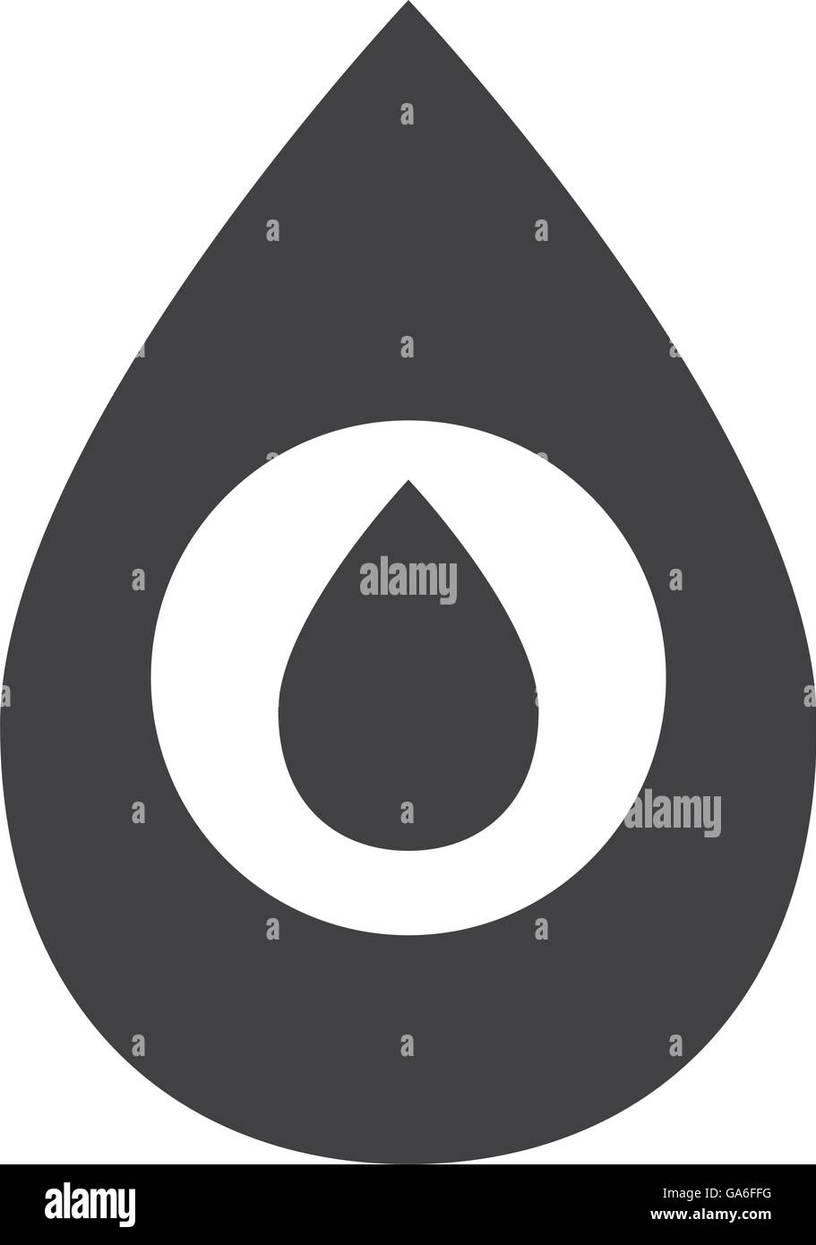 black and white drops, vector graphic Stock Vector Image & Art - Alamy