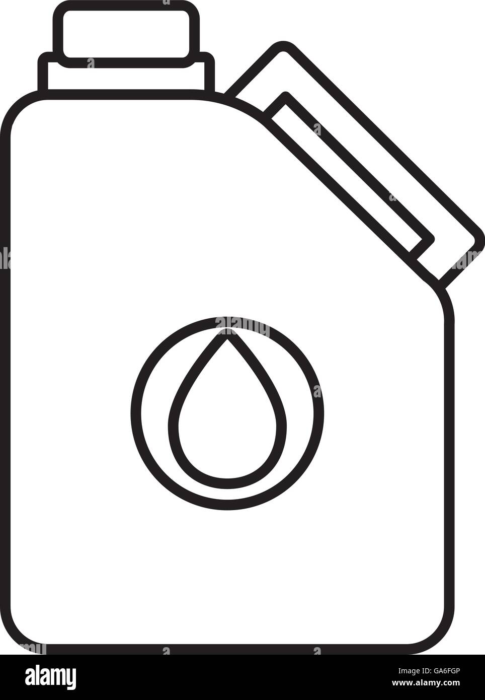 isoalted oil container, vector graphic Stock Vector Image & Art - Alamy