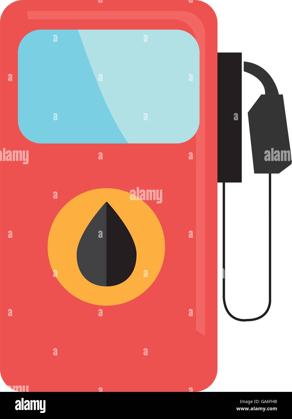 colorful gas station, vector graphic Stock Vector Image & Art - Alamy