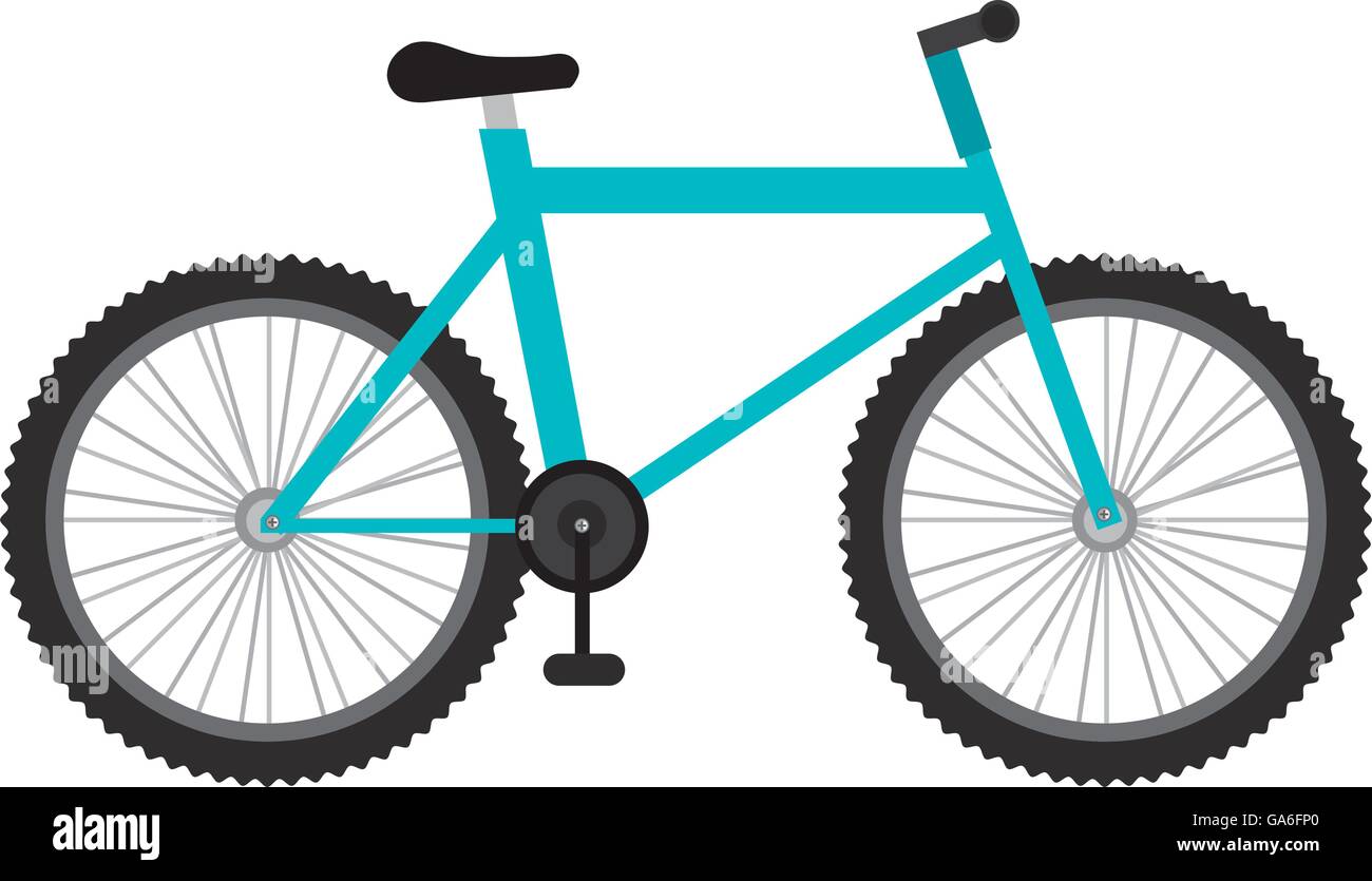 Mountain bike icon on white background Stock Vector Image & Art - Alamy
