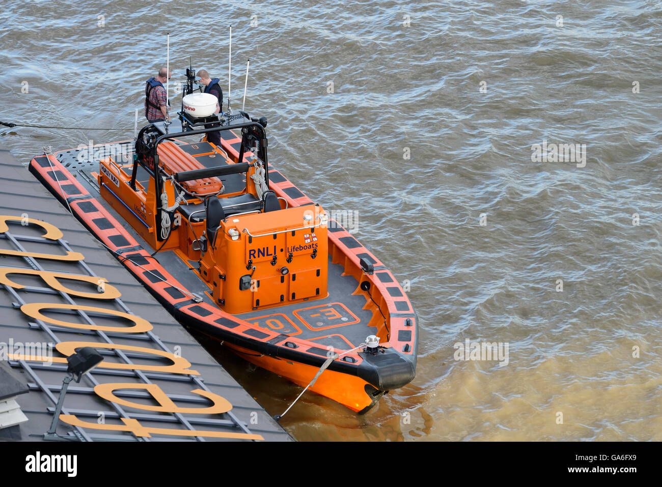 London, England, UK - September 25, 2015: Royal National Lifeboat ...
