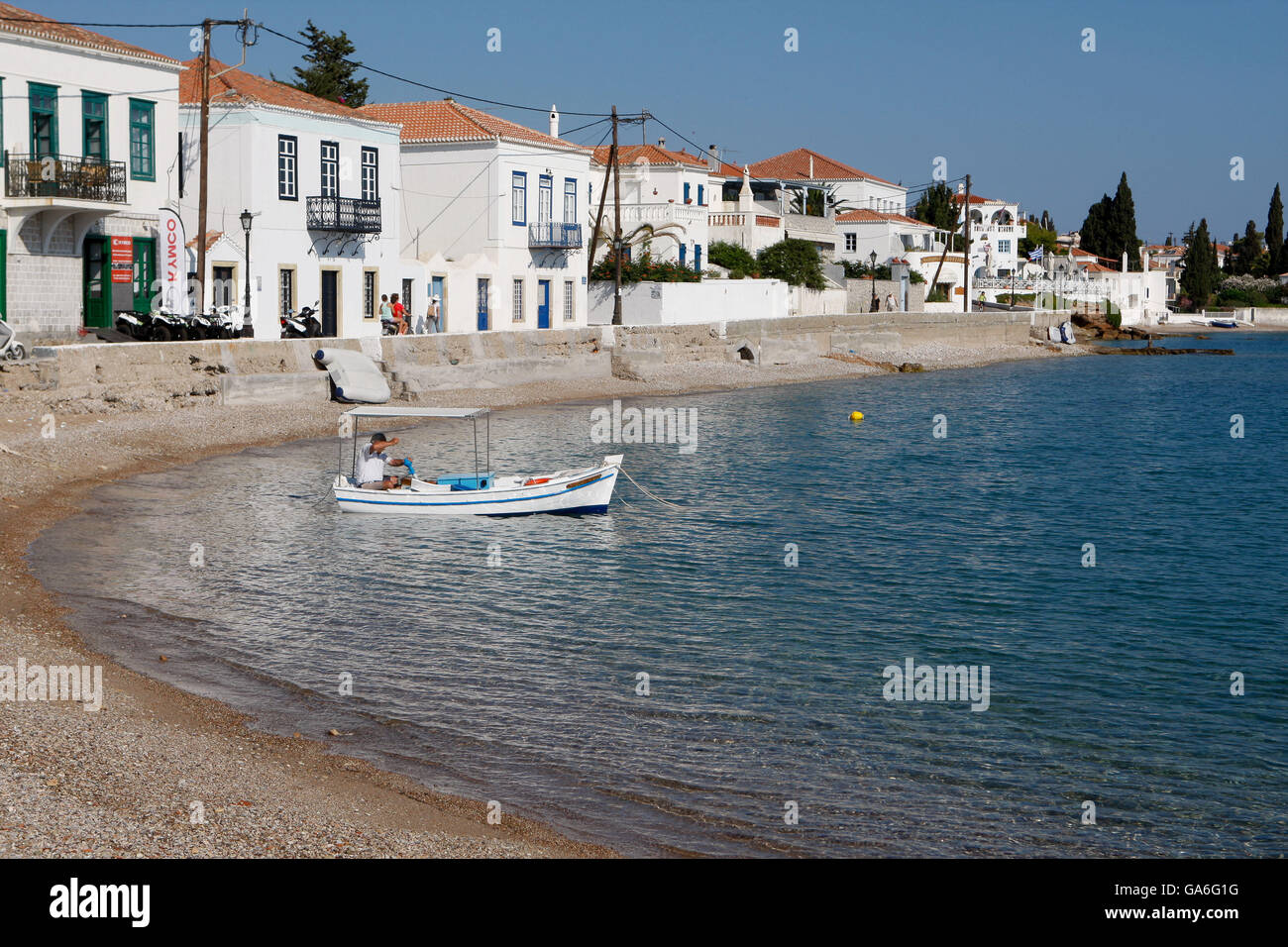 Spetses island Greece Stock Photo - Alamy