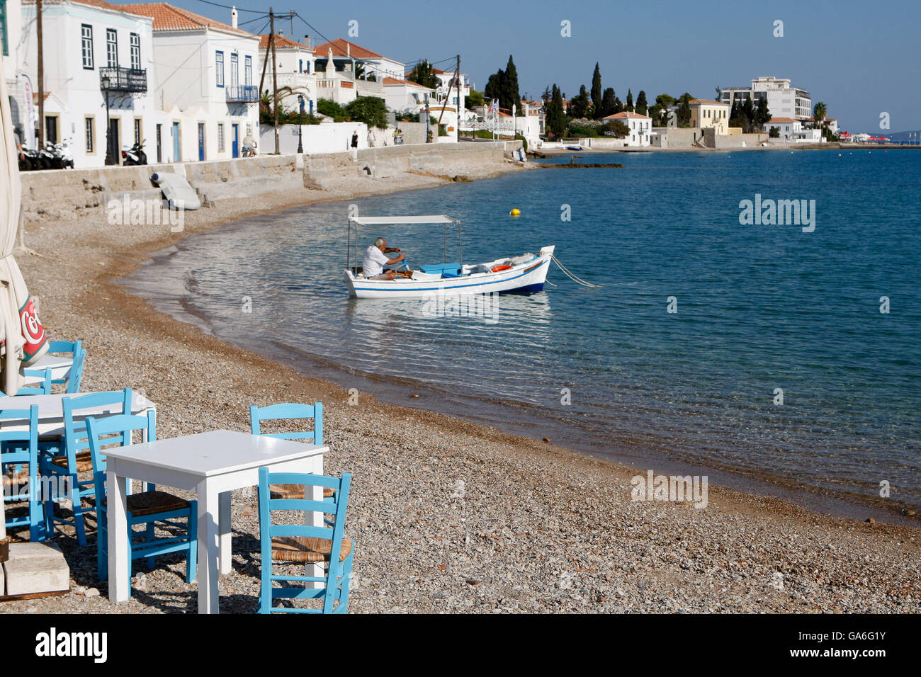 Spetses island Greece Stock Photo - Alamy