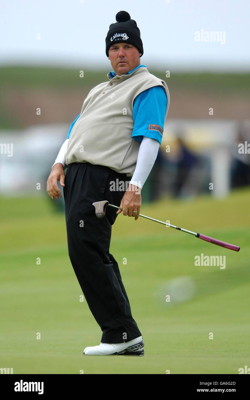 Rich Beem in action during The Open Championship at the Carnoustie Golf ...