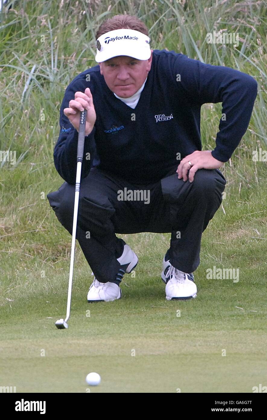 Golf the 136th open championship 2007 day three carnoustie hi-res stock ...