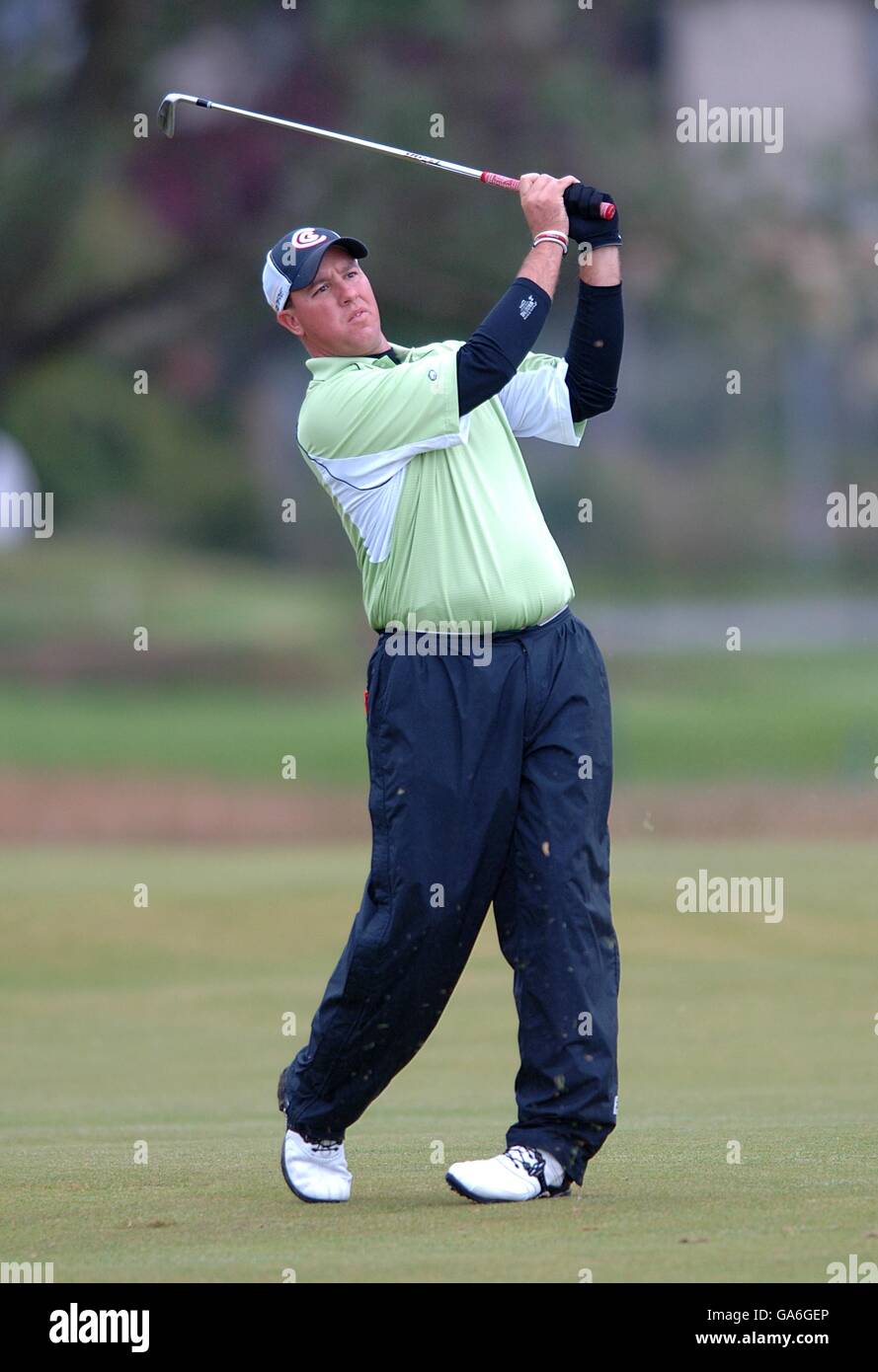 Boo Weekley in action during The Open Championship at the Carnoustie ...