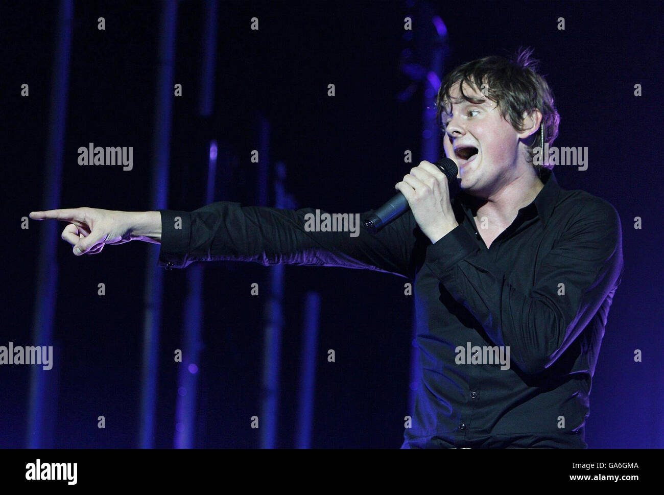Keane in concert - The O2 Arena - London Stock Photo - Alamy