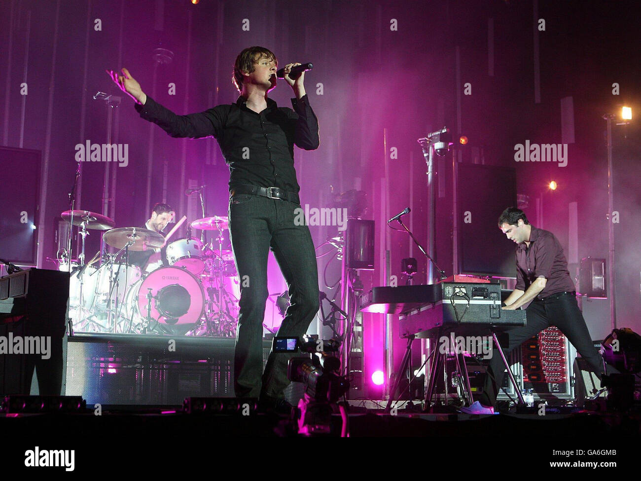 Keane in concert - The O2 Arena - London Stock Photo - Alamy