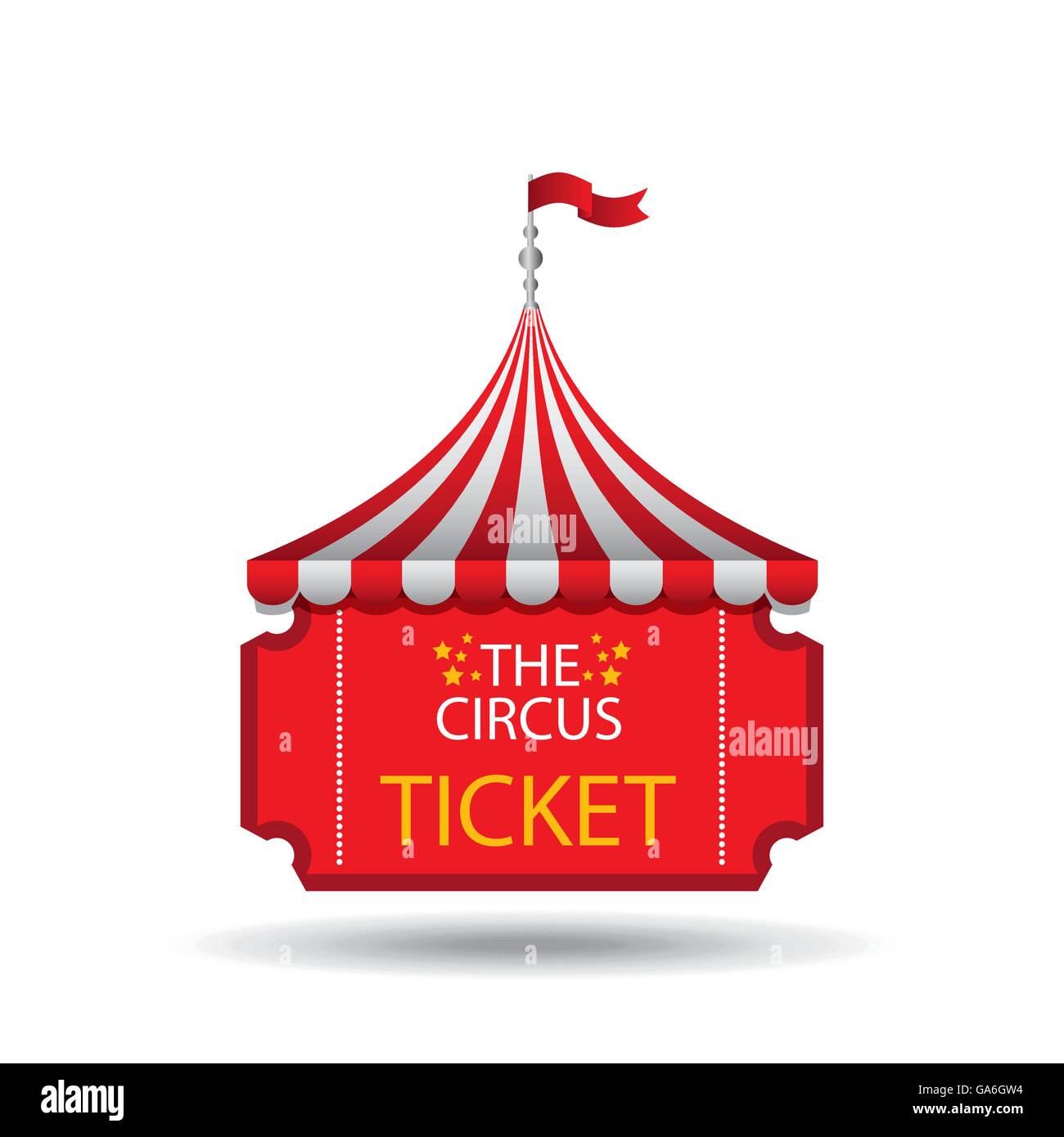 Magic poster invitation circus Cut Out Stock Images & Pictures - Alamy