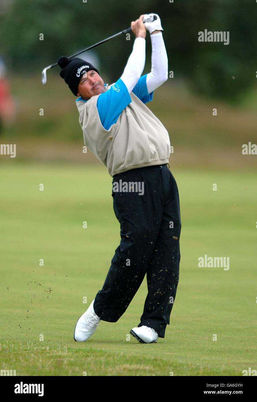 Rich Beem in action during The Open Championship at the Carnoustie Golf ...