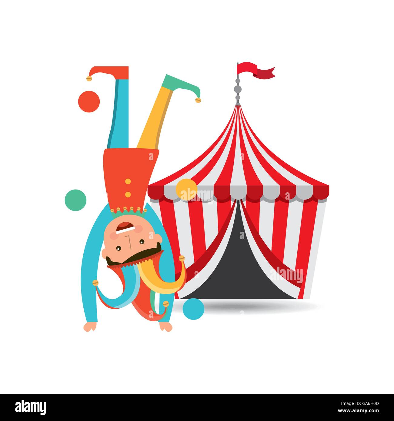 circus juggler isolated icon design Stock Vector Image & Art - Alamy