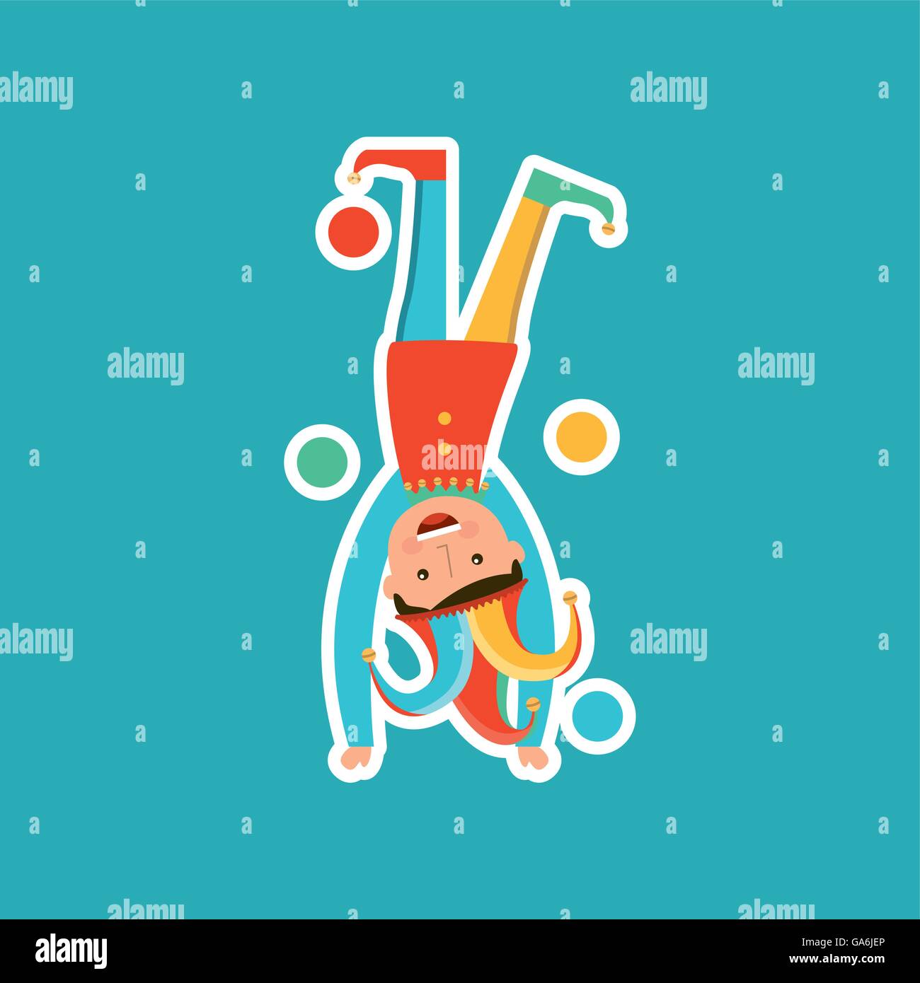 circus juggler isolated icon design Stock Vector Image & Art - Alamy
