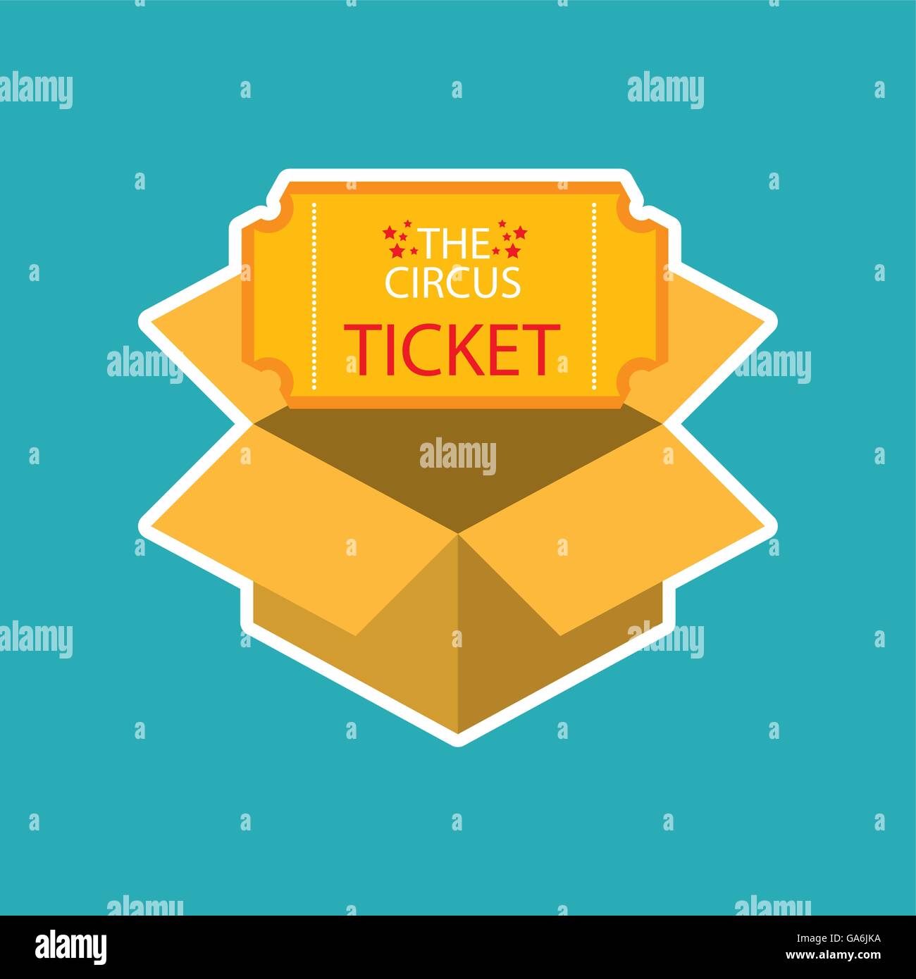 ticket circus design Stock Vector Image & Art - Alamy