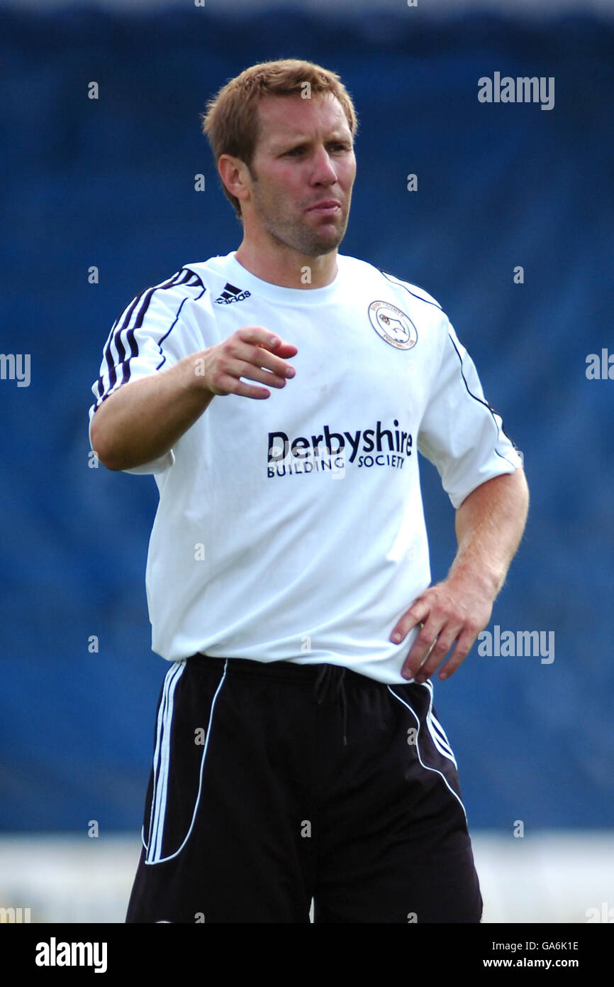 Soccer - Friendly - Mansfield Town v Derby County - Field Mill. Andy ...