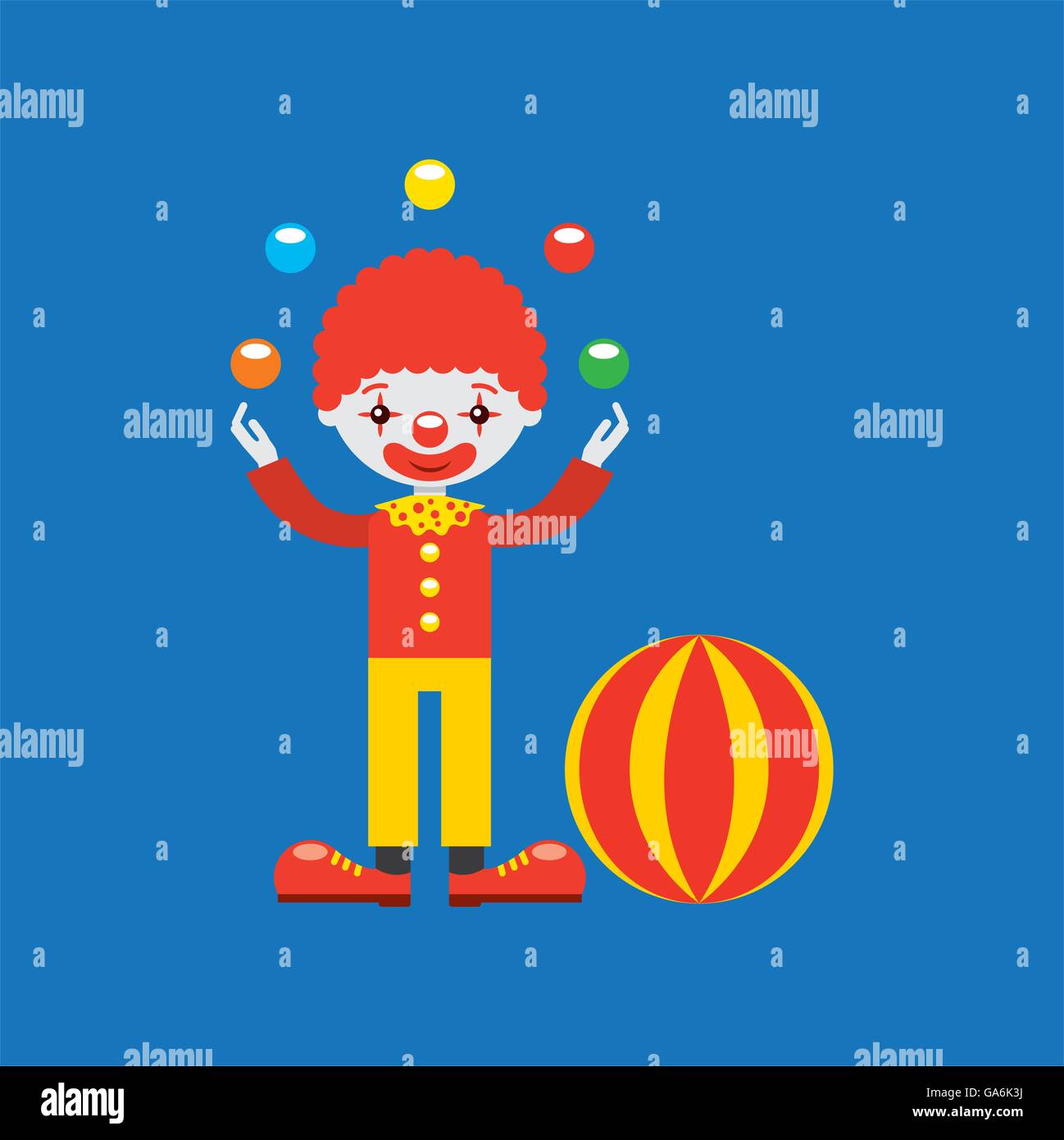 circus juggler isolated icon design Stock Vector Image & Art - Alamy