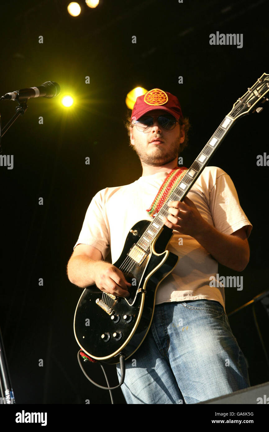 The Bees perform at the Ben and Jerry's Big Sundae on Clapham Common ...