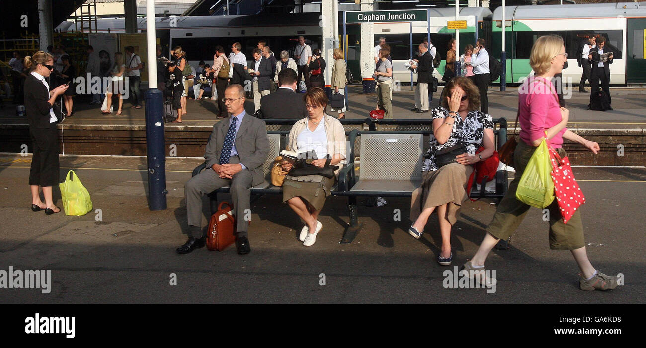 Commuter train stock Stock Photo - Alamy