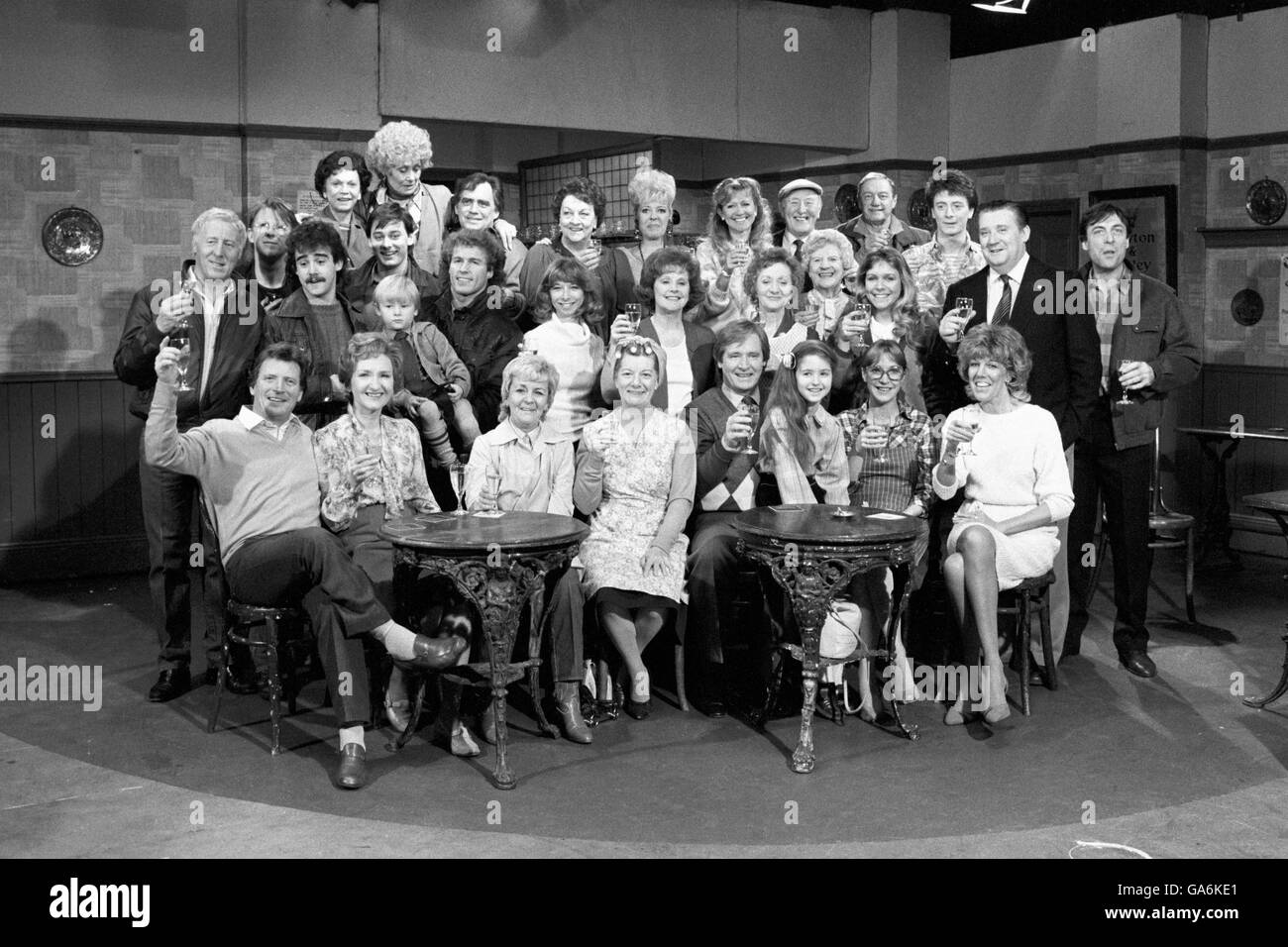 Cast of Coronation Street Stock Photo - Alamy