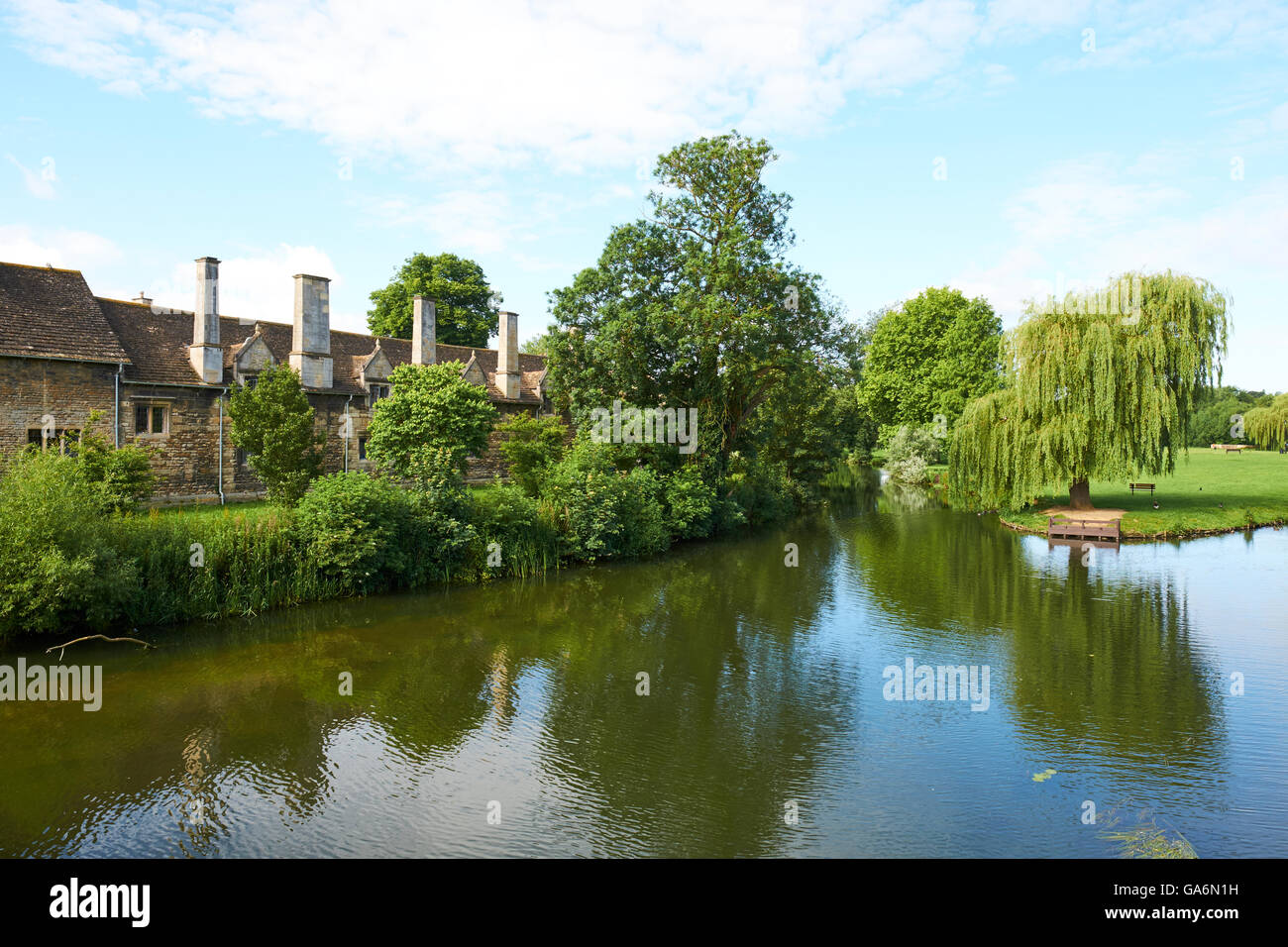View Towards Town Meadows From Town Bridge Stamford Lincolnshire UK ...