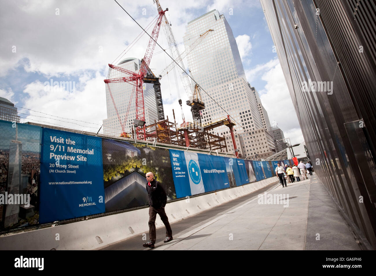 Ground Zero construction site in New York City, NY, USA Stock Photo - Alamy