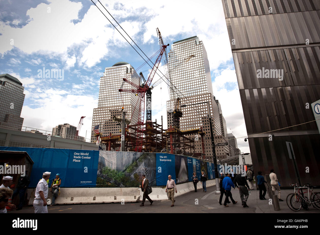 Ground Zero construction site in New York City, NY, USA Stock Photo - Alamy