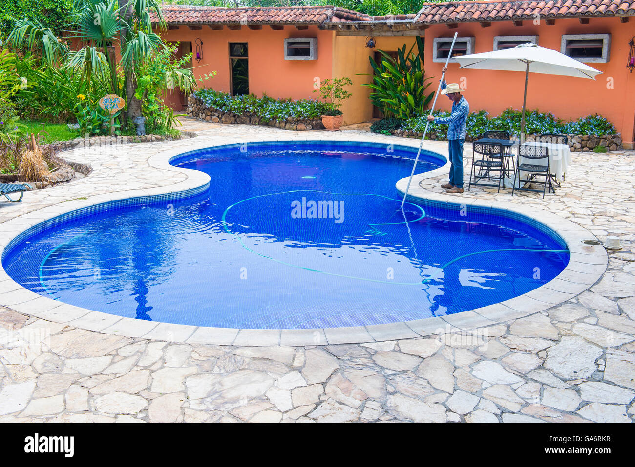 A swimming pool in Suchitoto El Salvador Stock Photo - Alamy