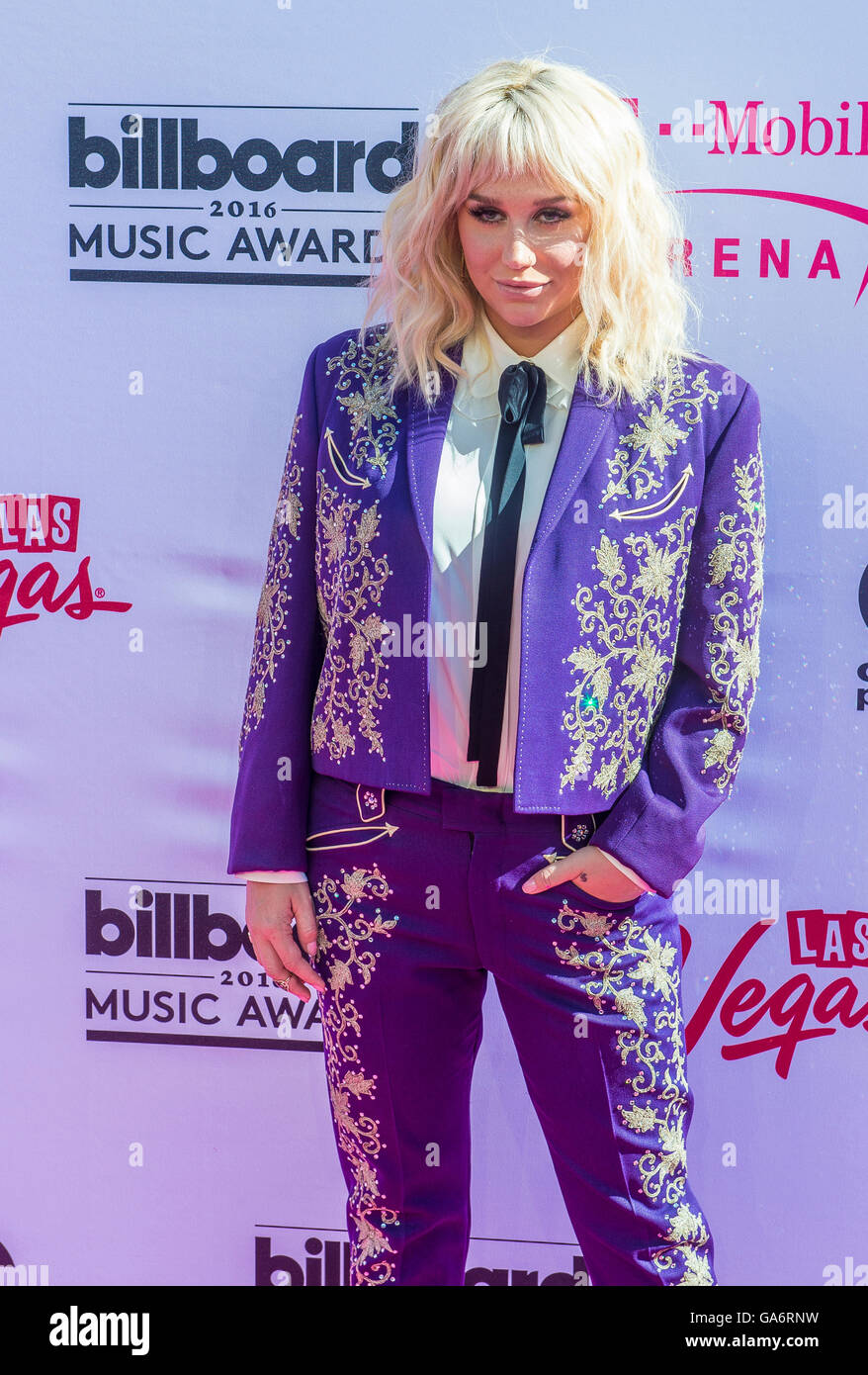 Recording artist Kesha attends the 2016 Billboard Music Awards at T ...