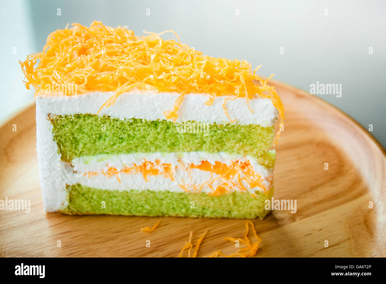 Foi thong cake, thai dessert Stock Photo - Alamy