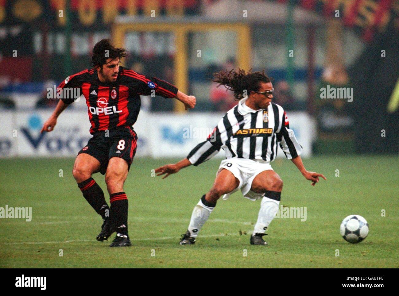 Edgar davids of ac milan hi-res stock photography and images - Alamy
