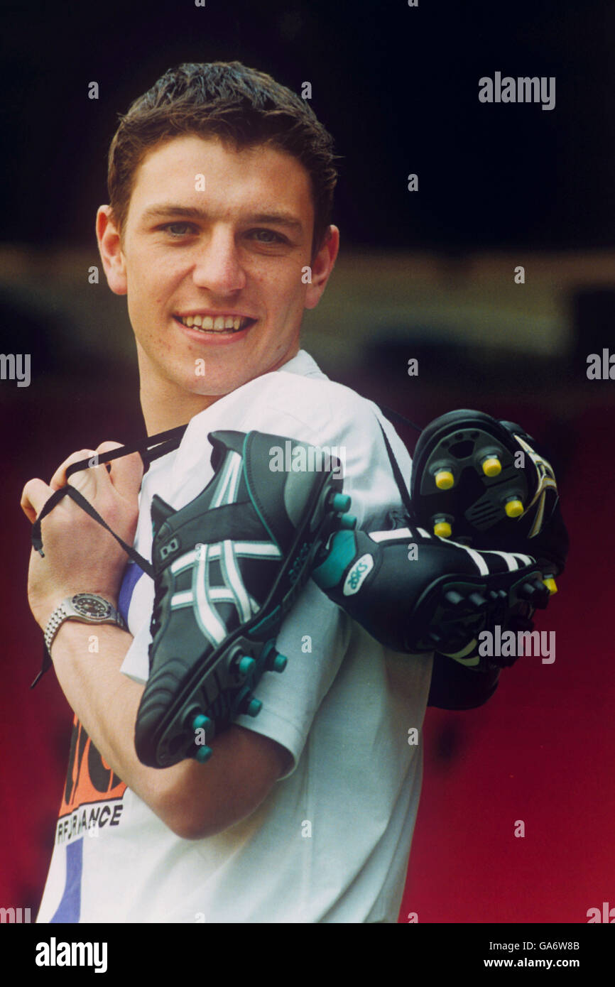 Soccer lee sharp photocall old trafford hi-res stock photography and ...