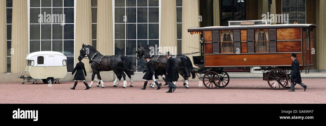 Passing the smaller royal caravan hi-res stock photography and images ...