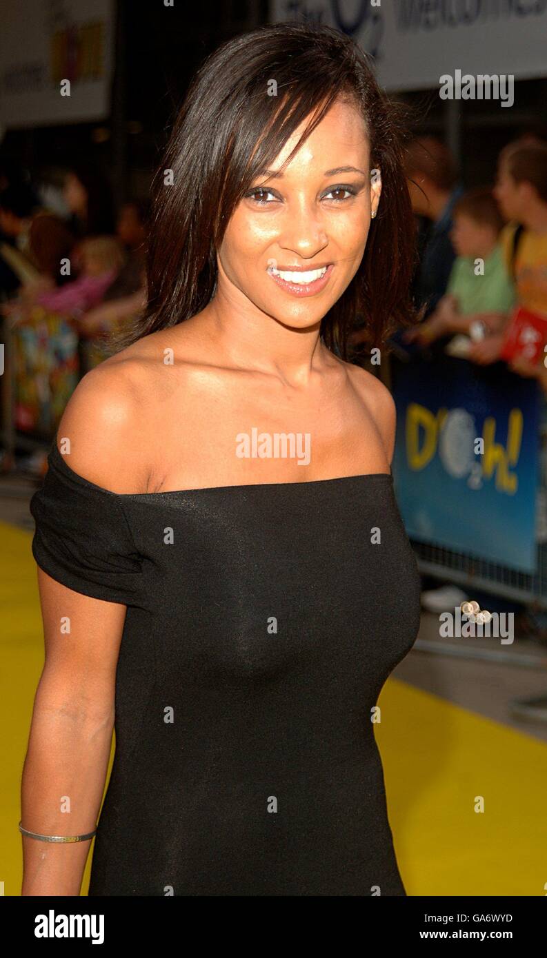 The Simpsons Movie UK Premiere - London Stock Photo - Alamy