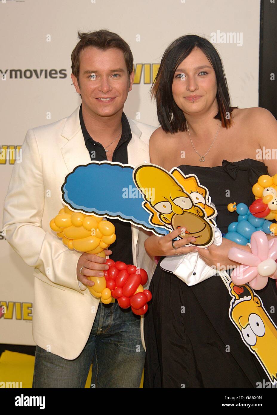Stephen Gately arrives for the UK Premiere of The Simpsons Movie, at ...