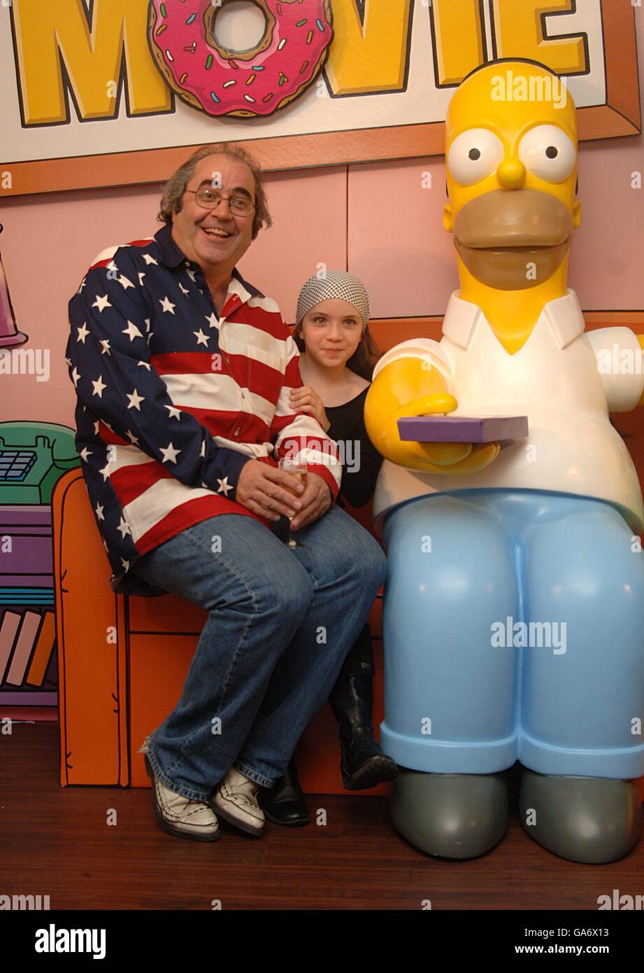 The Simpsons Movie UK Premiere - London Stock Photo - Alamy