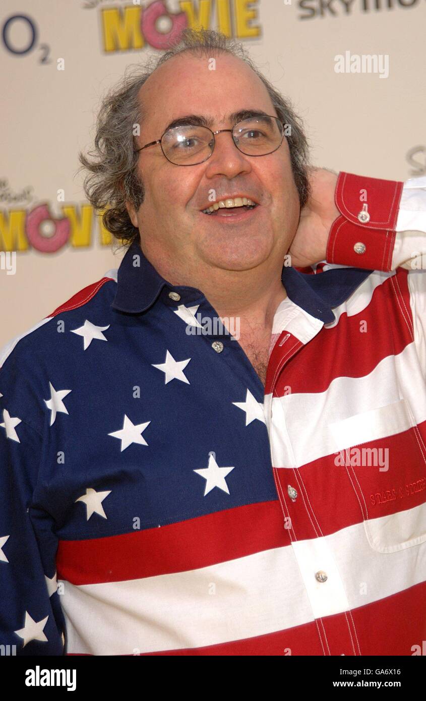 Danny Baker arrives for the UK Premiere of The Simpsons Movie, at the ...
