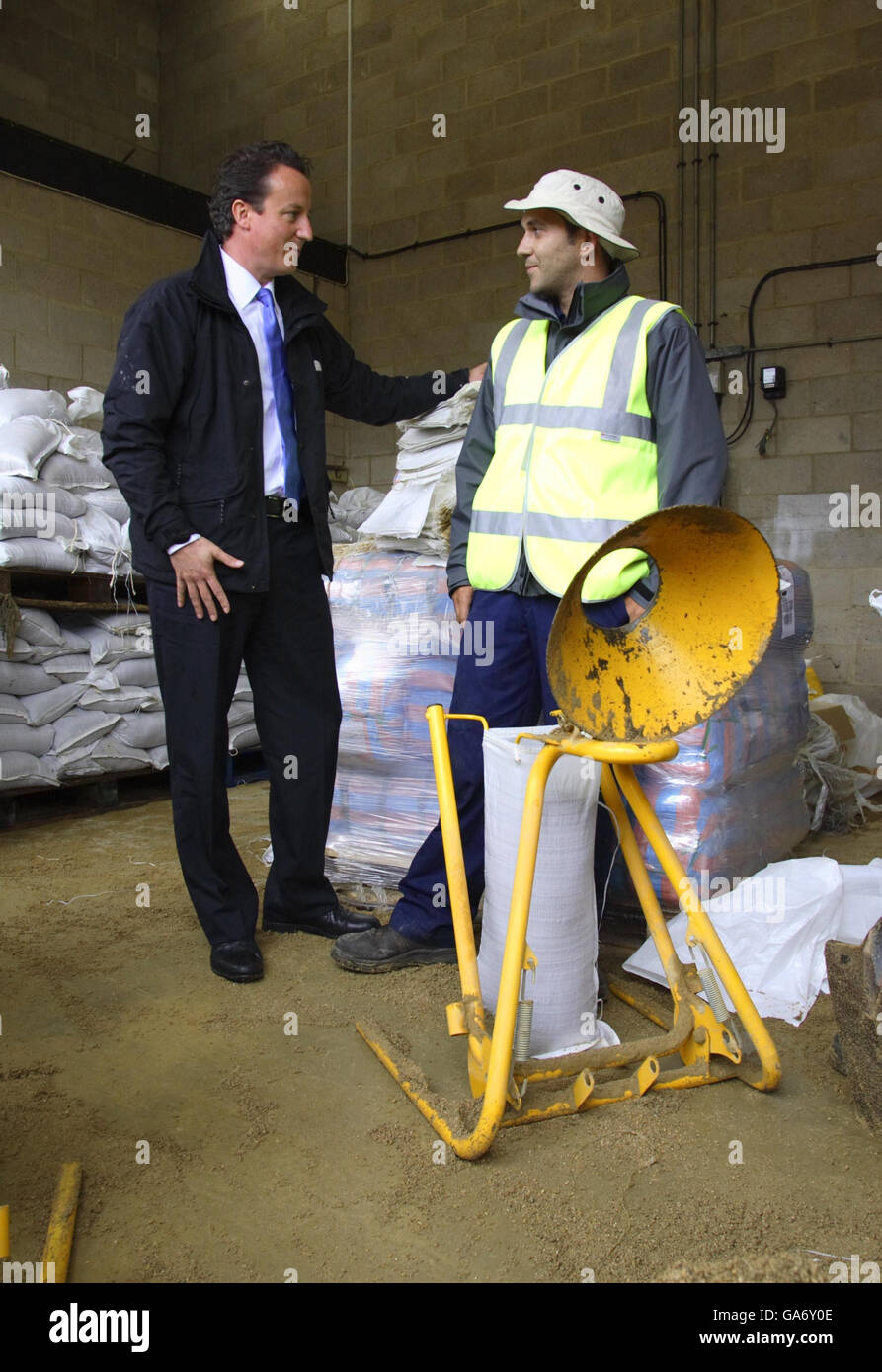 Conservative Party Leader and Witney MP David Cameron meets West ...