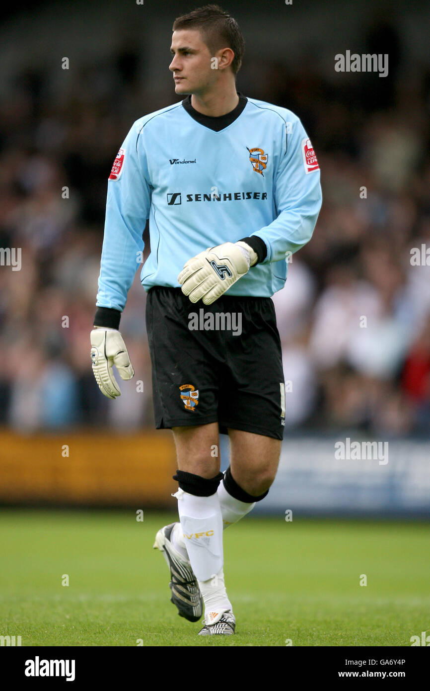 Soccer friendly port vale v manchester united vale park hi-res stock ...