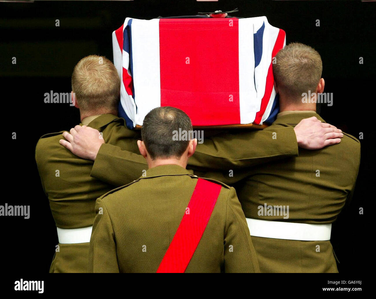 Funeral of Private Scott Kennedy, 20, who died while on patrol in Basra ...