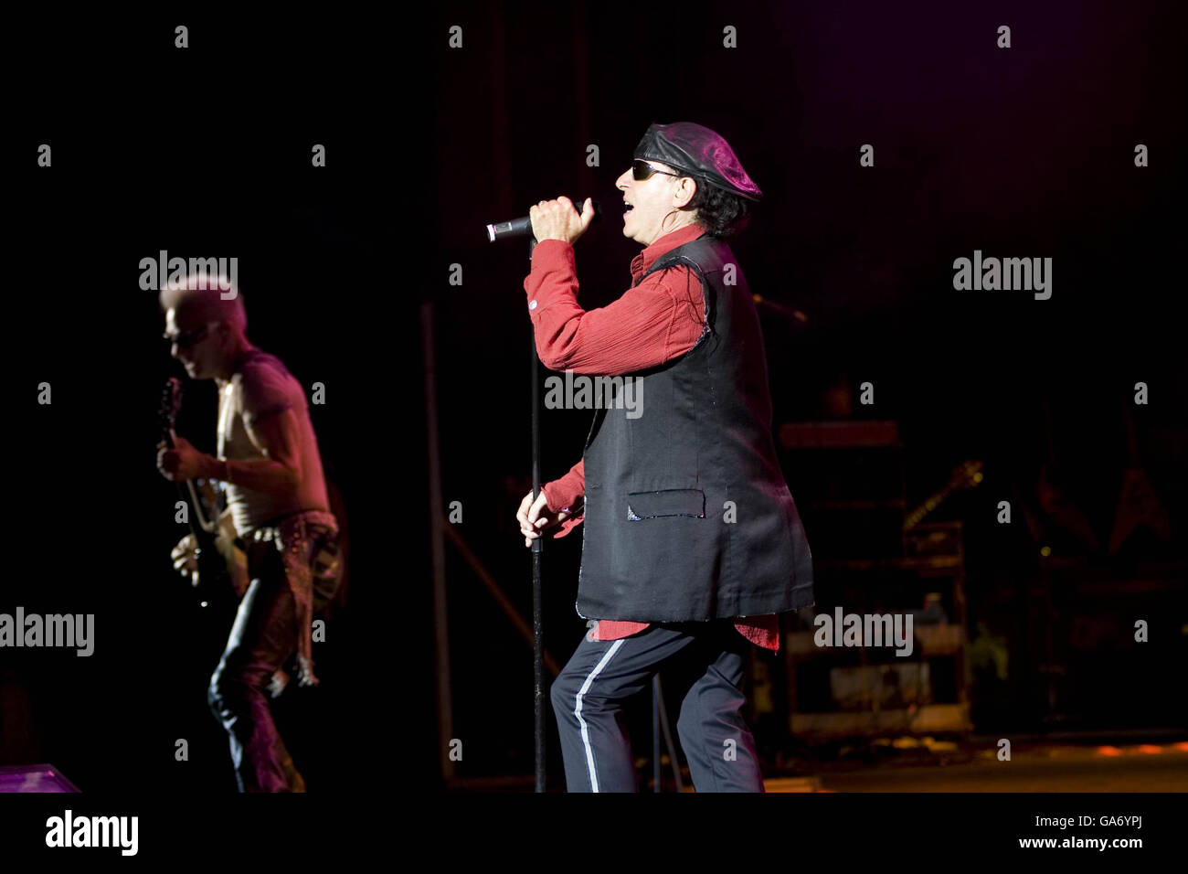 Scorpions in concert - London Stock Photo - Alamy
