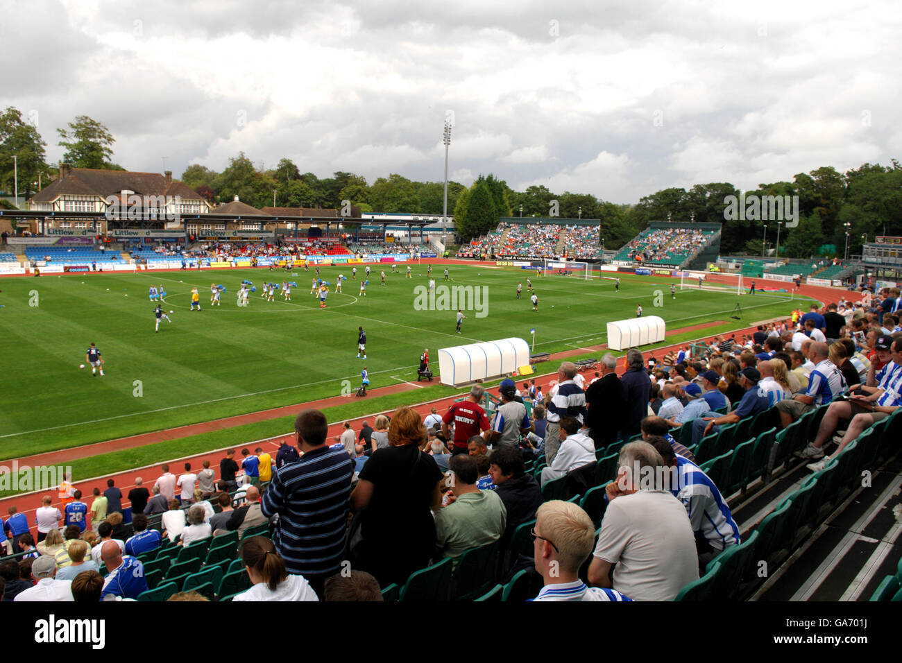 General view of the withdean stadium hi-res stock photography and ...