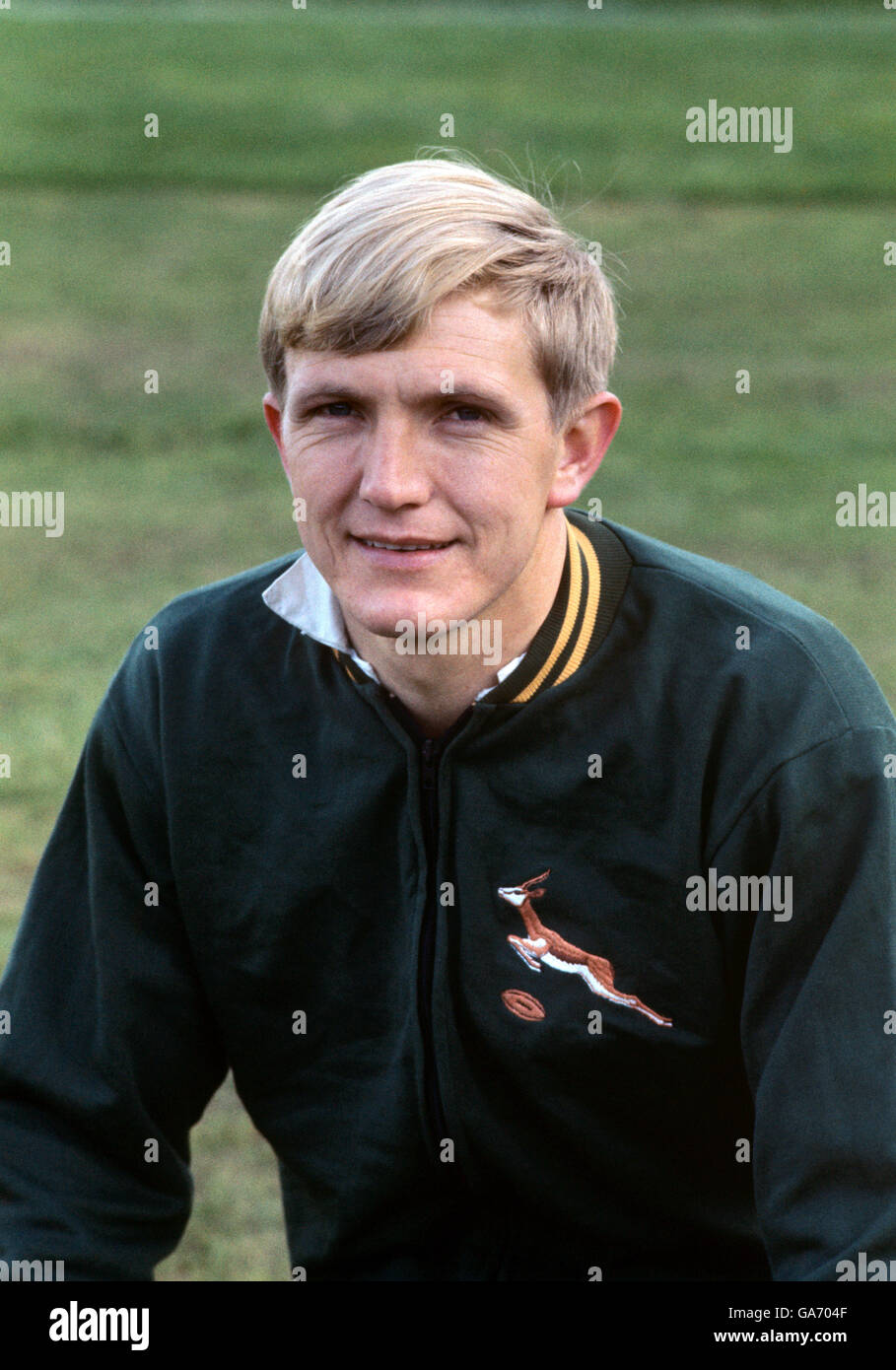 Dawie De Villiers scrum-half and captain of the South African rugby ...