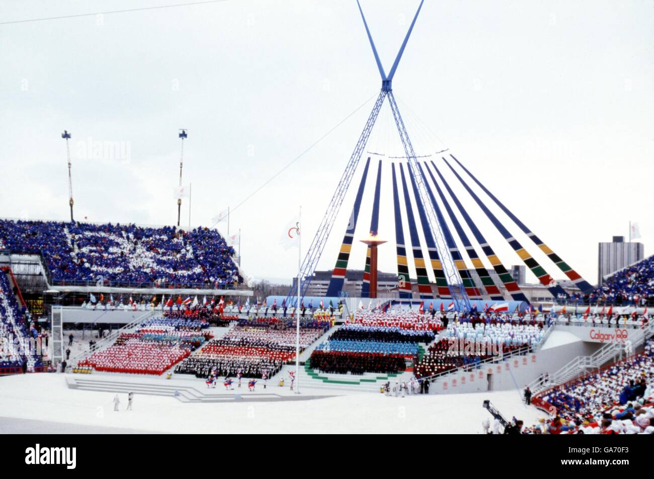 Winter Olympic Games - Calgary 88 Stock Photo - Alamy