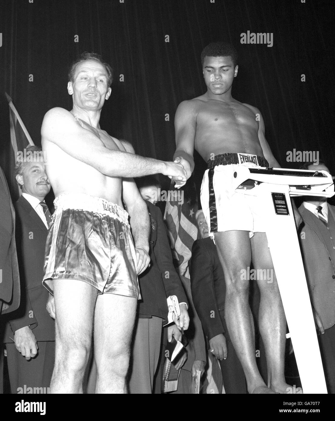 Boxing - World Heavyweight Title - Muhammad Ali v Henry Cooper - Weigh ...