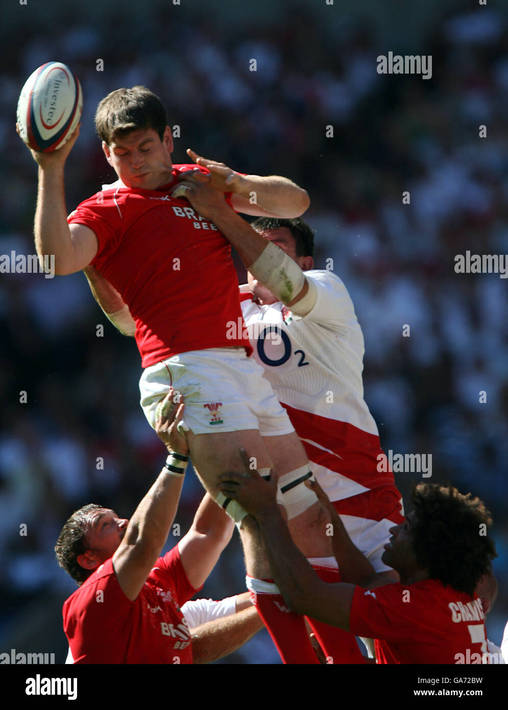 Wales michael owen englands martin corry hi-res stock photography and ...