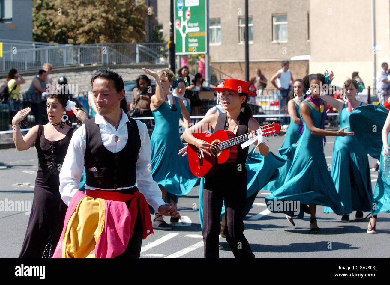 UK's largest Latin American festival in London Stock Photo - Alamy